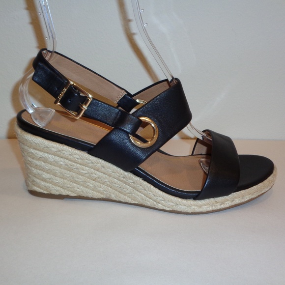 Vionic | Shoes | Vionic Vero Black Espadrille Wedge New Sandals | Poshmark